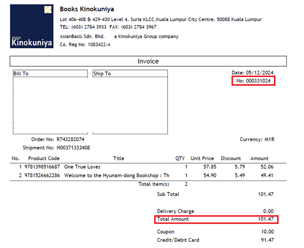 KINOKUNIYA BOOK STORES (MALAYSIA) SDN BHD