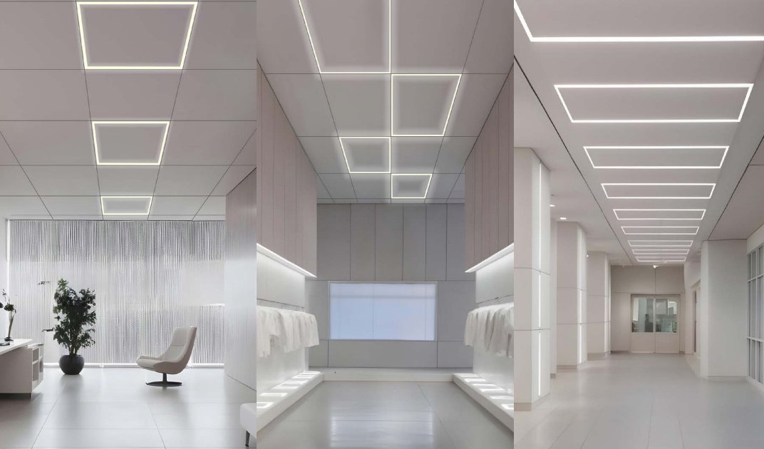 RENO Lighting: TELAIO SERIES - Architectural Grid Frame Light