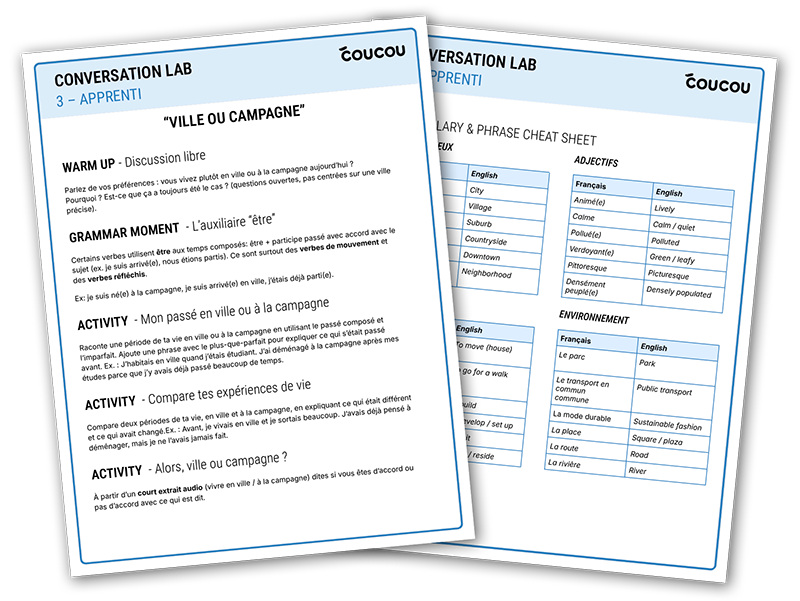 Coucou French Classes | Signature Classes and Conversation Labs