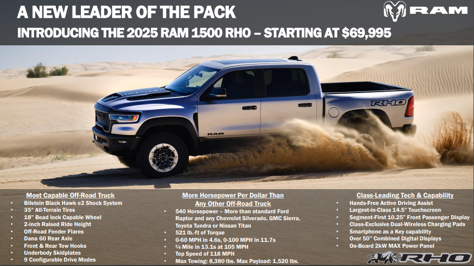 2025 Ram 1500 RHO | Coastline Chrysler Dodge Jeep Ram