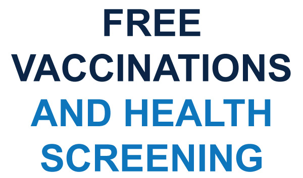Free Vaccinations and Health Screening