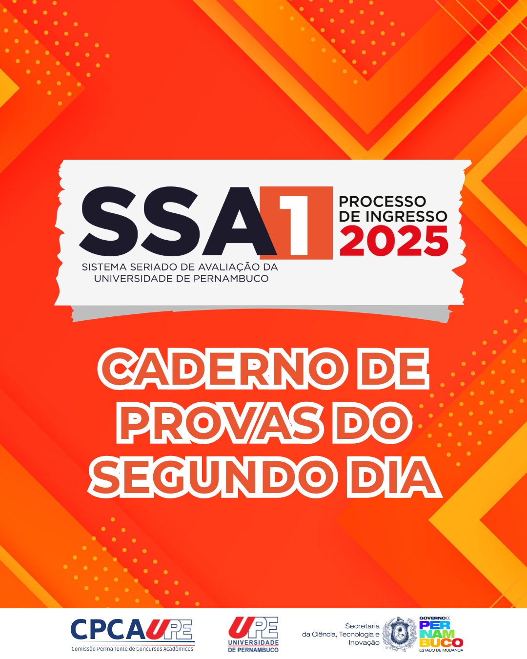 UPE divulga caderno de provas do último dia do SSA 1 2025 ...