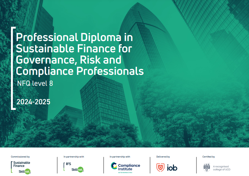 Professional Diploma in Sustainable Finance for Governance Risk and ...