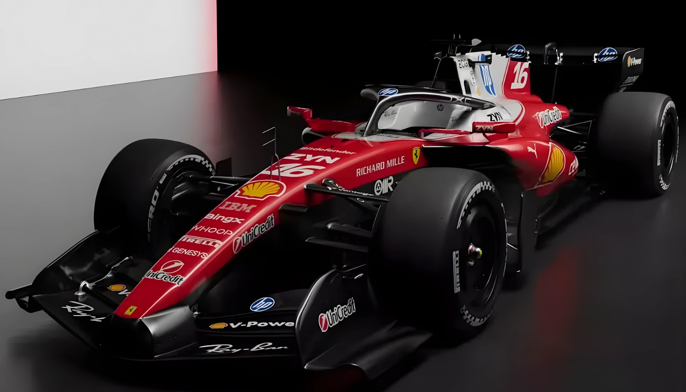 F1: Ferrari apresenta pintura de carro de 2026 - Grid Motors