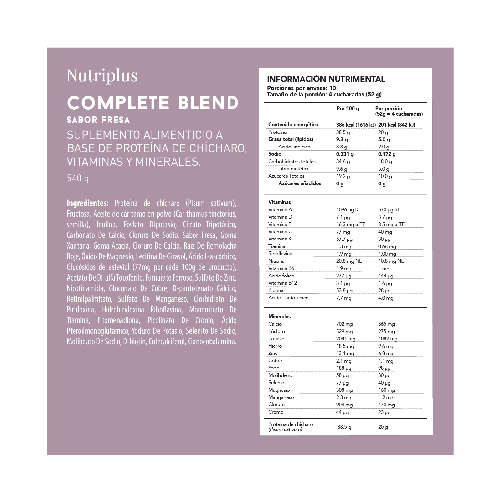 Complete Blend Fresa