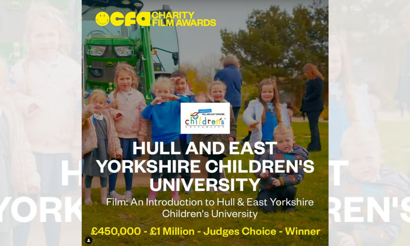 Charity Film Awards success for Hull & East Yorkshire Children’s University
