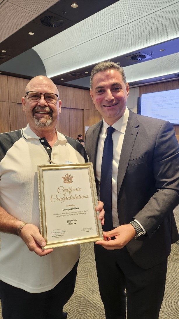 Liverpool Glass’s 50 years of business recognised