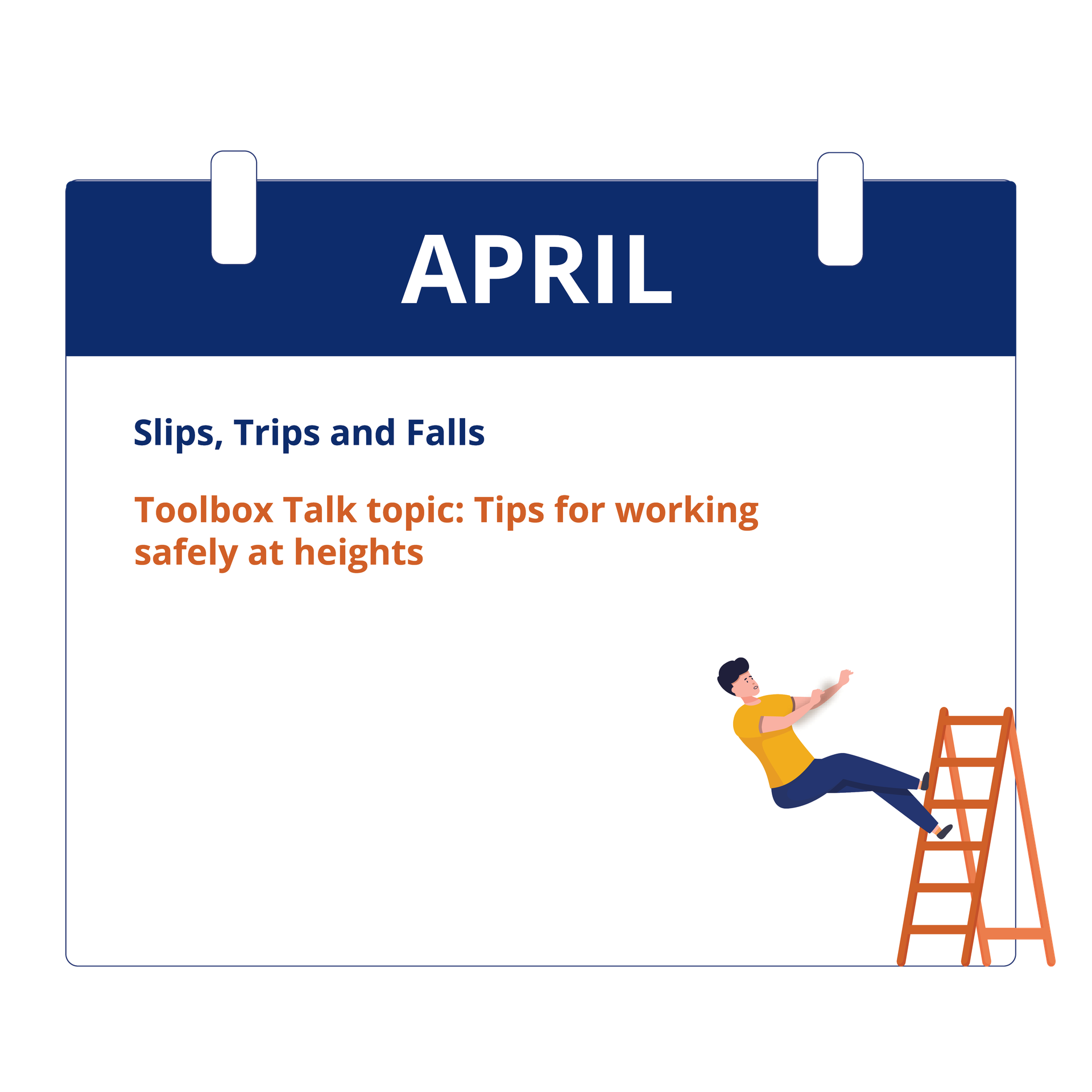 AGWA April Topic of the Month: Toolbox Talk: Falling from Heights