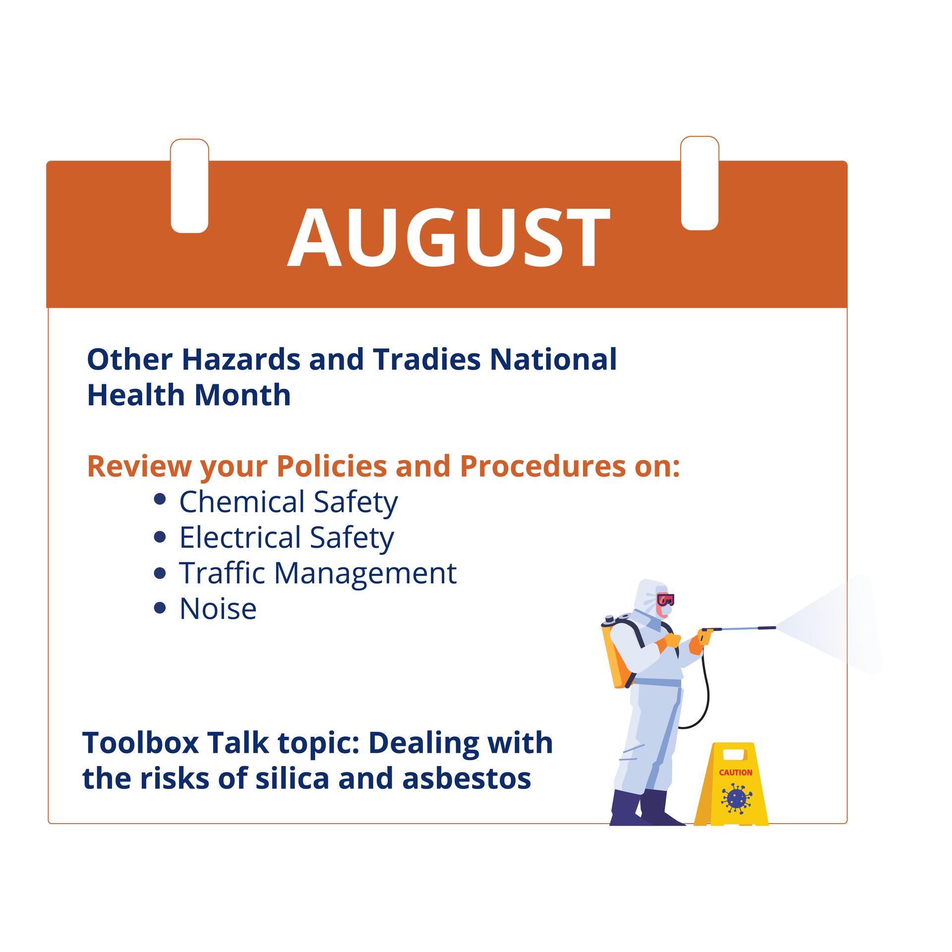 AGWA August Topic of the Month: Other Hazards and Tradies National ...