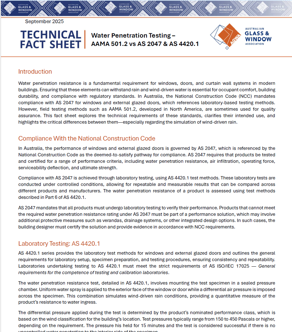AGWA New Technical Fact Sheet