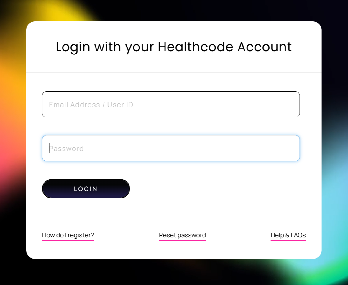 Read through our quick guide on how to log into your Healthcode Account using a unique email ...