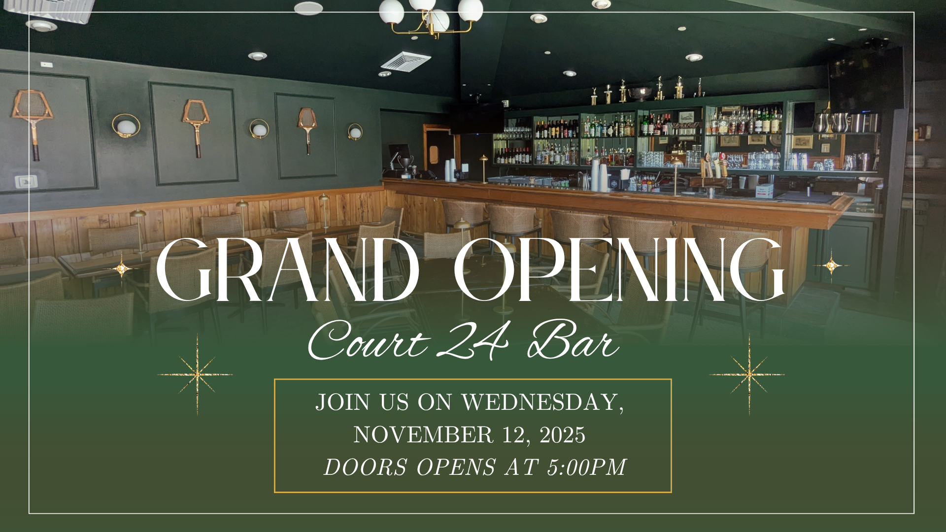 5pm Grand Opening Court 24 - 11/12/2025 - Bocage Racquet Club