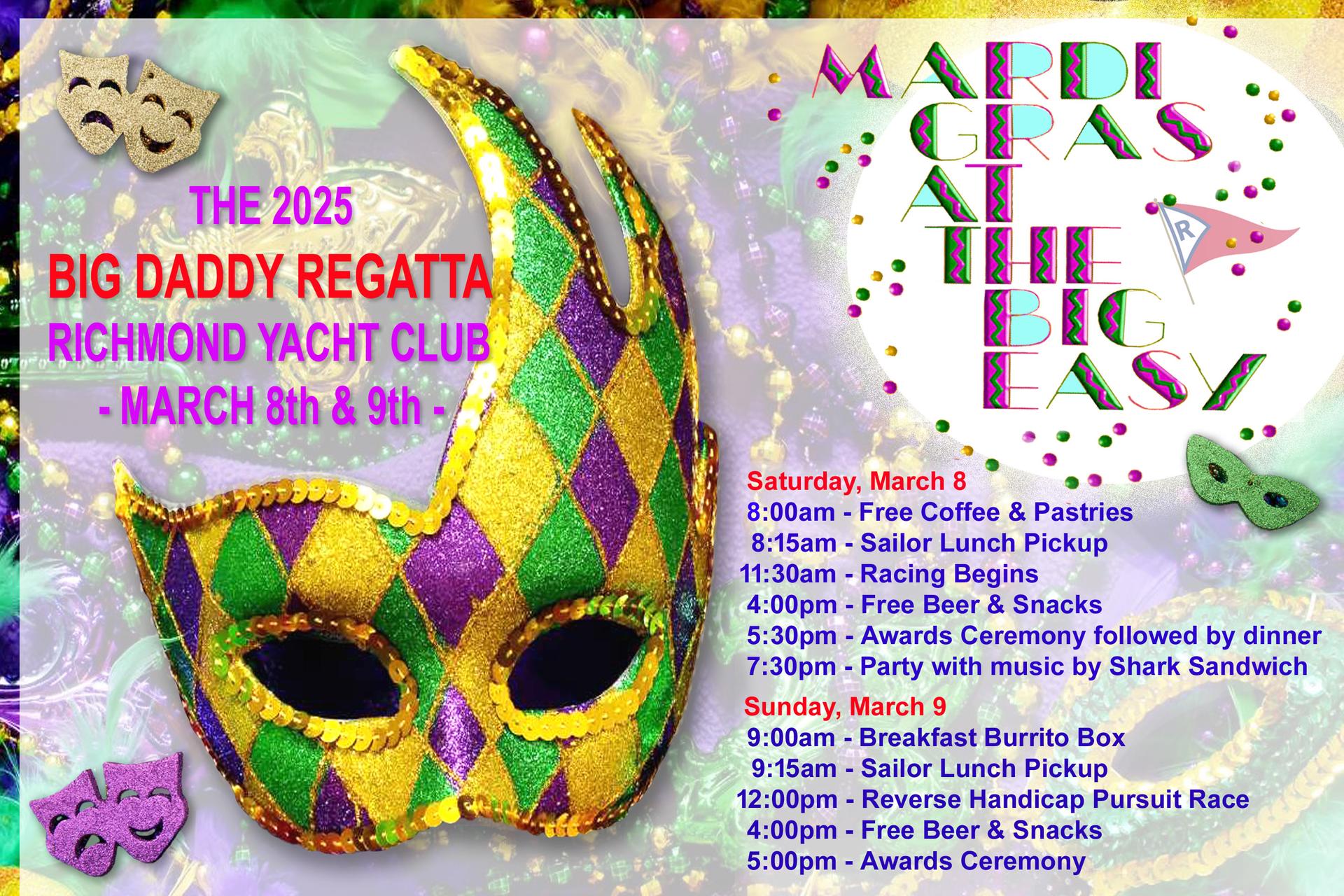 Big Daddy Regatta - 3/8/2025 - Richmond Yacht Club