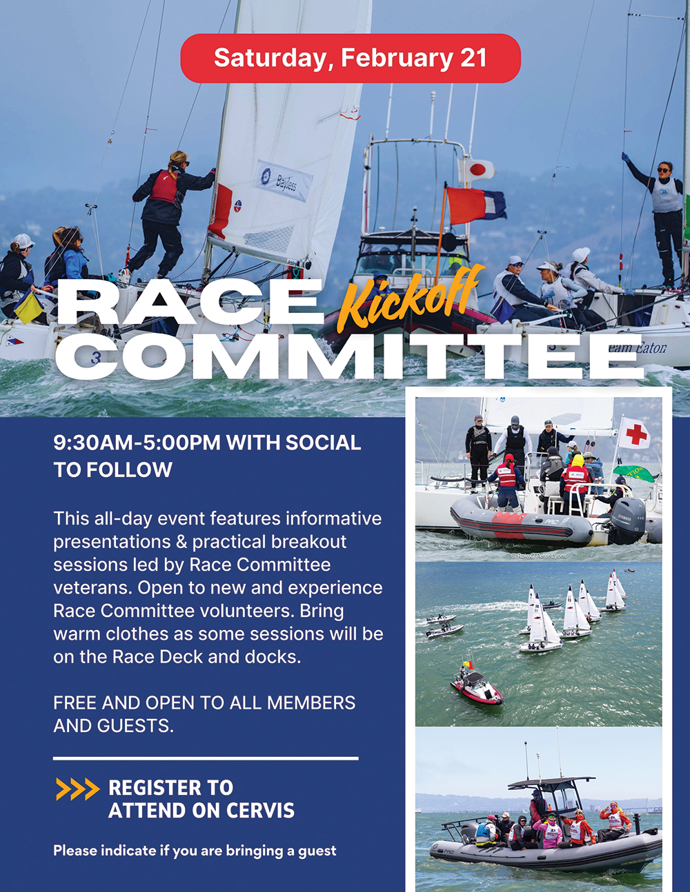 2026 Race Committee Kickoff - 2/21/2026 - St. Francis Yacht Club