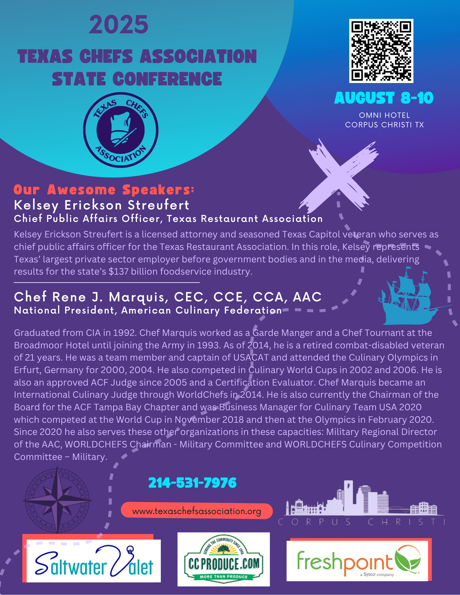TCA State Convention - 8/8/2025 - Texas Chefs Association
