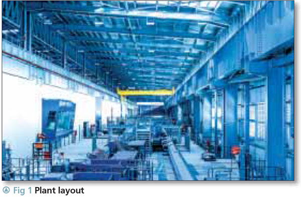 Technologically advanced wire rod plant for special steel