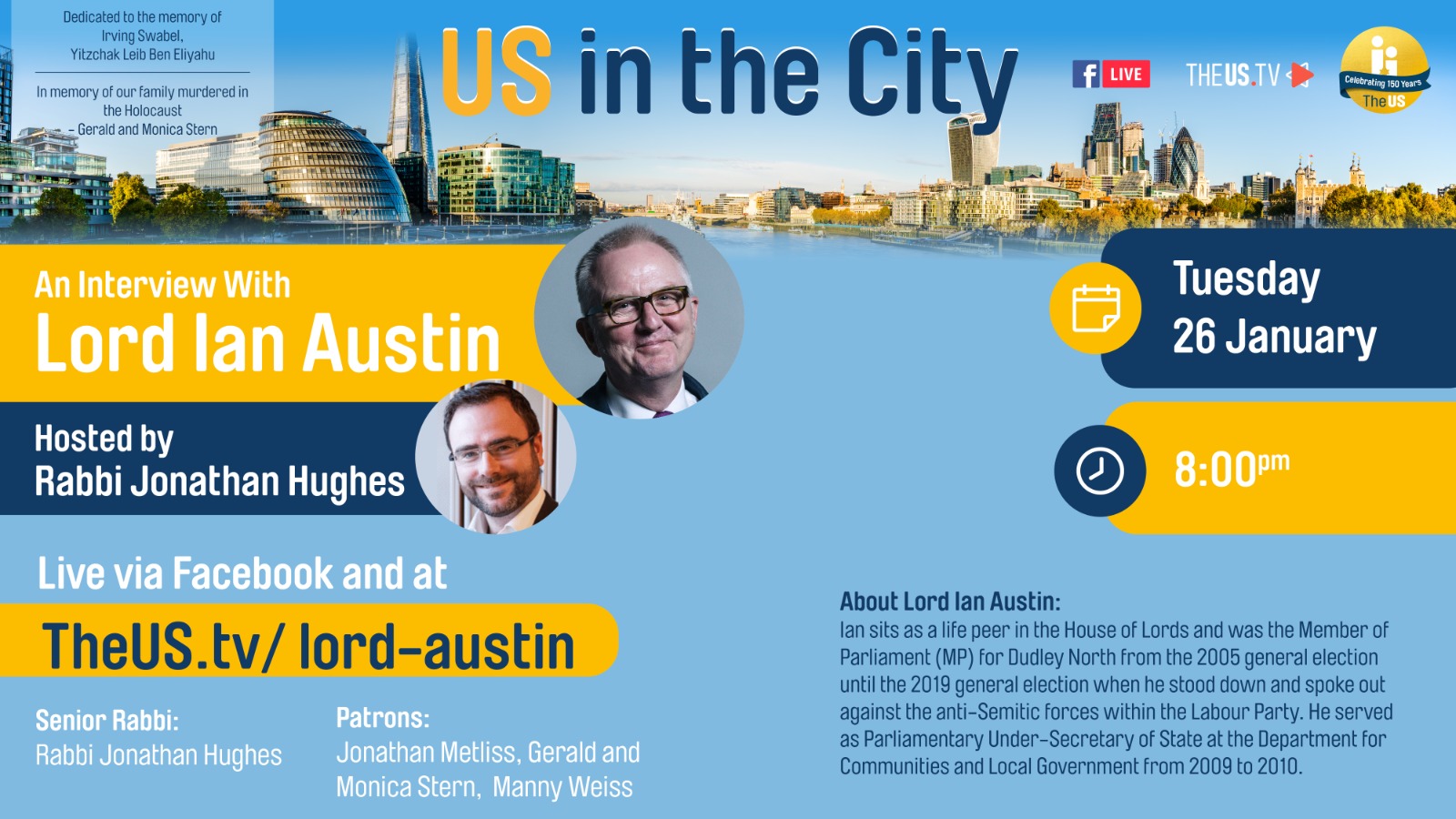 An interview with Lord Ian Austin