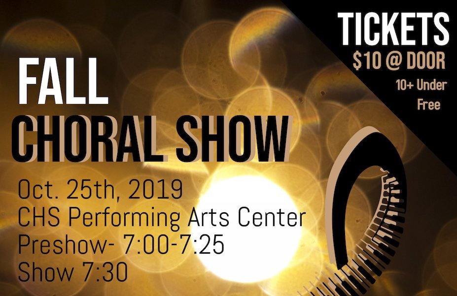 Image of Fall Choral Concert poster