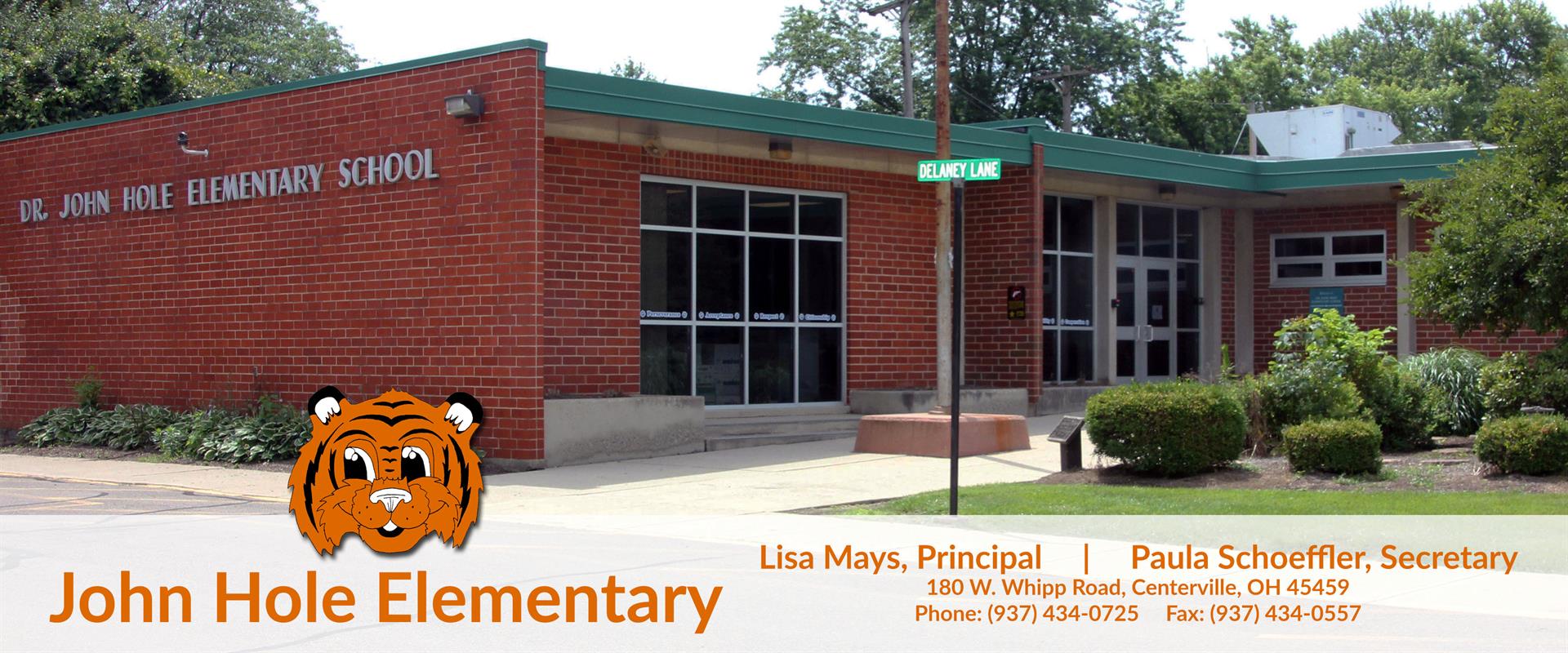 Image of John Hole logo and address