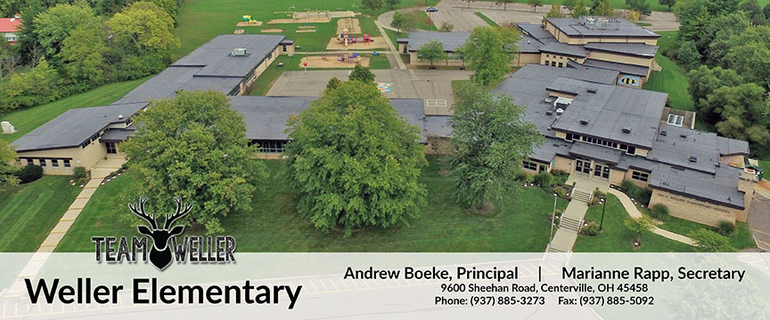 Image of Weller logo and address