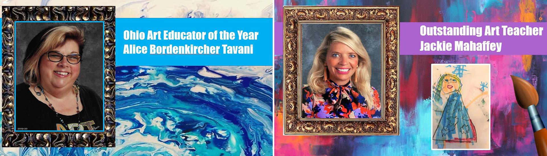 Images of Alice Tavani and Jackie Mahaffey