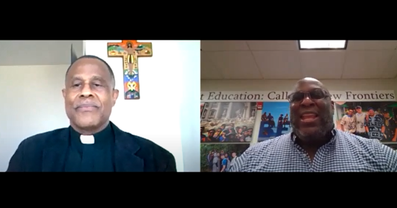 Fr. Bryan Massingale and Randy Pedro