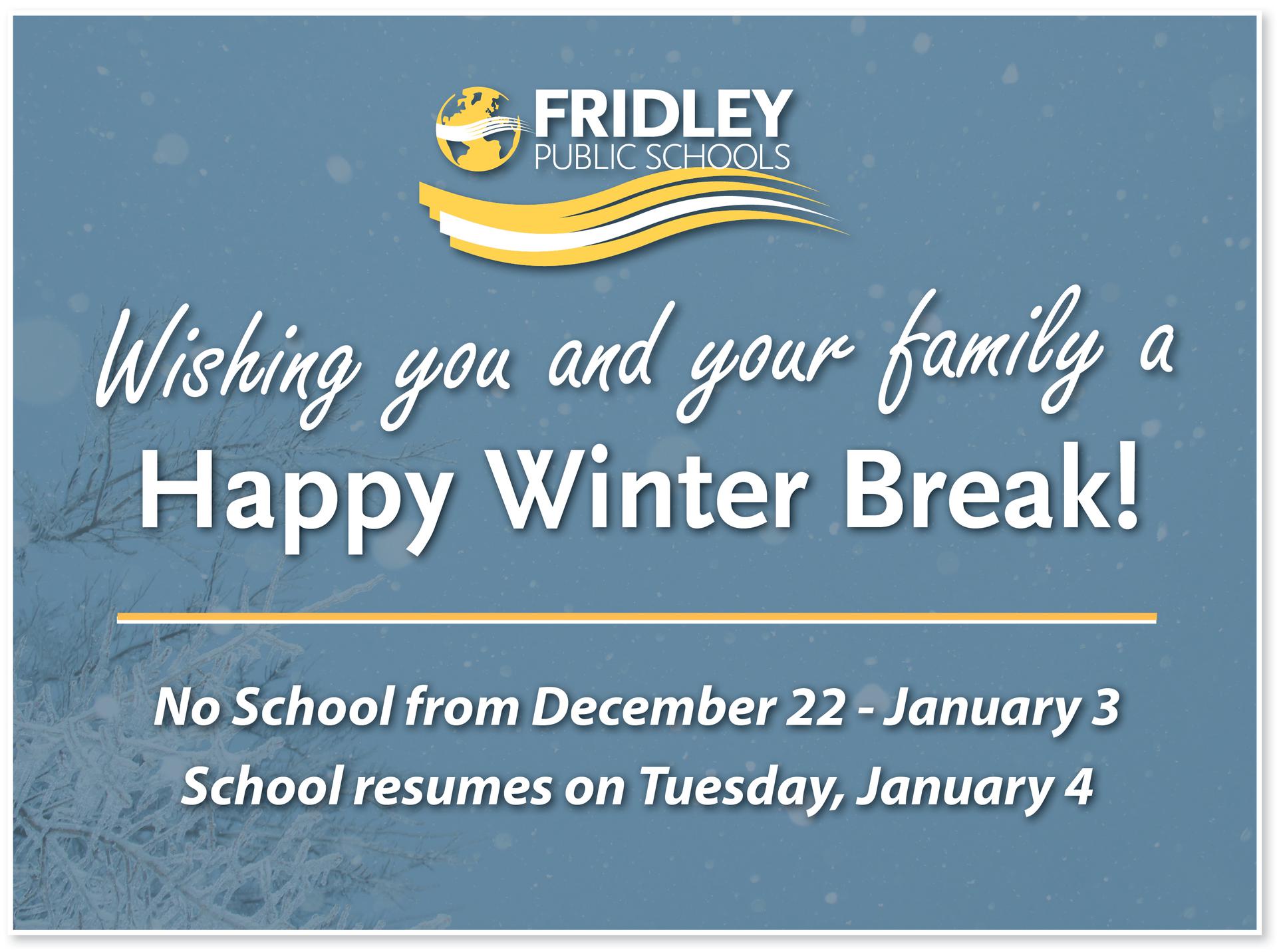 Happy Winter Break!