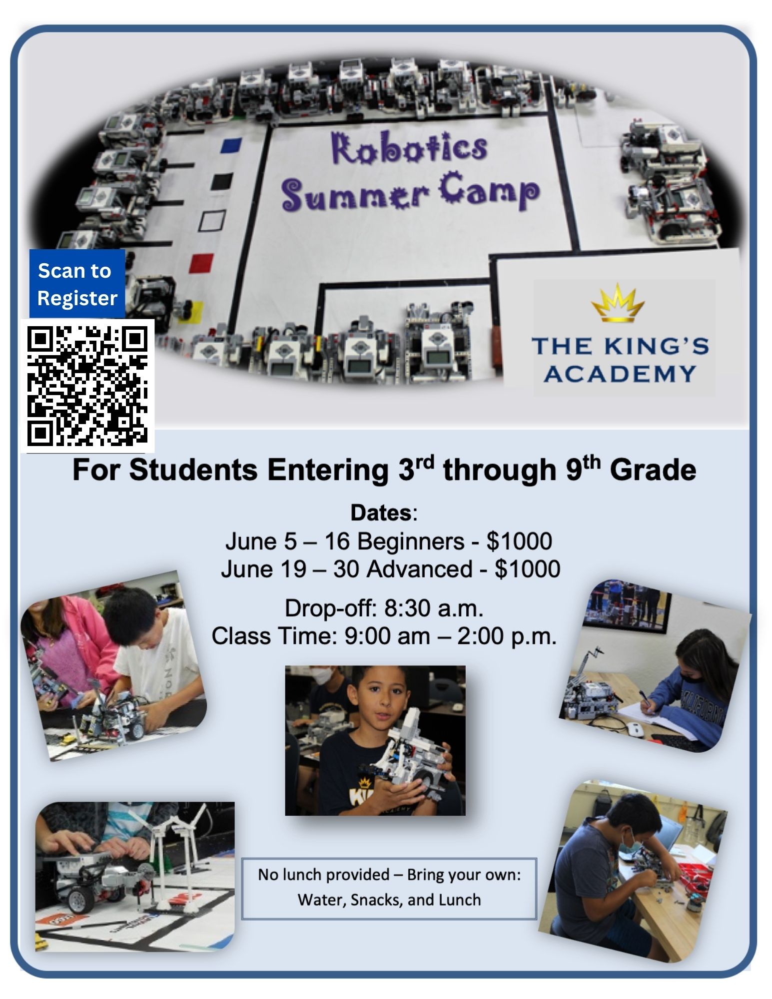 Beginner (Grades 3-9) Advanced (Grades 3-9)