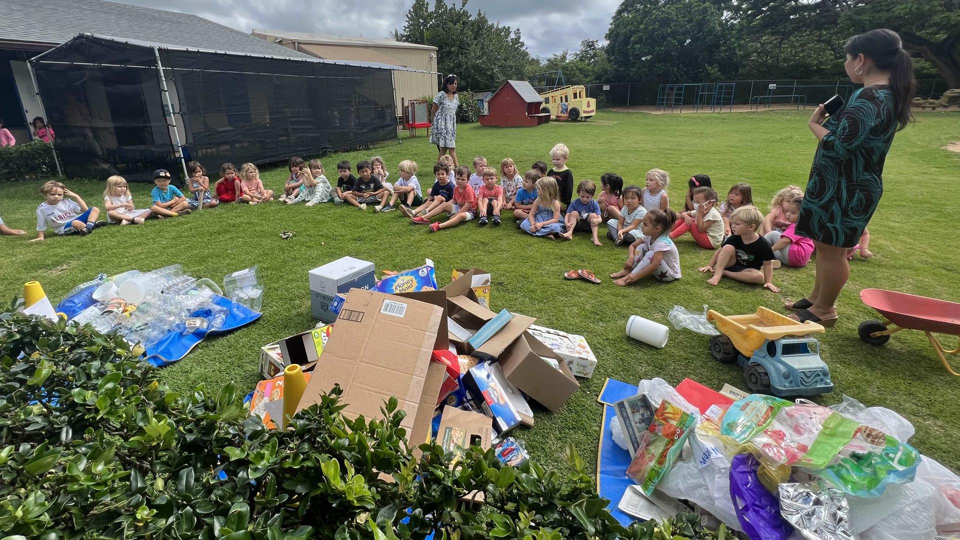 Despite the initial shock of finding their playground "polluted," these ...