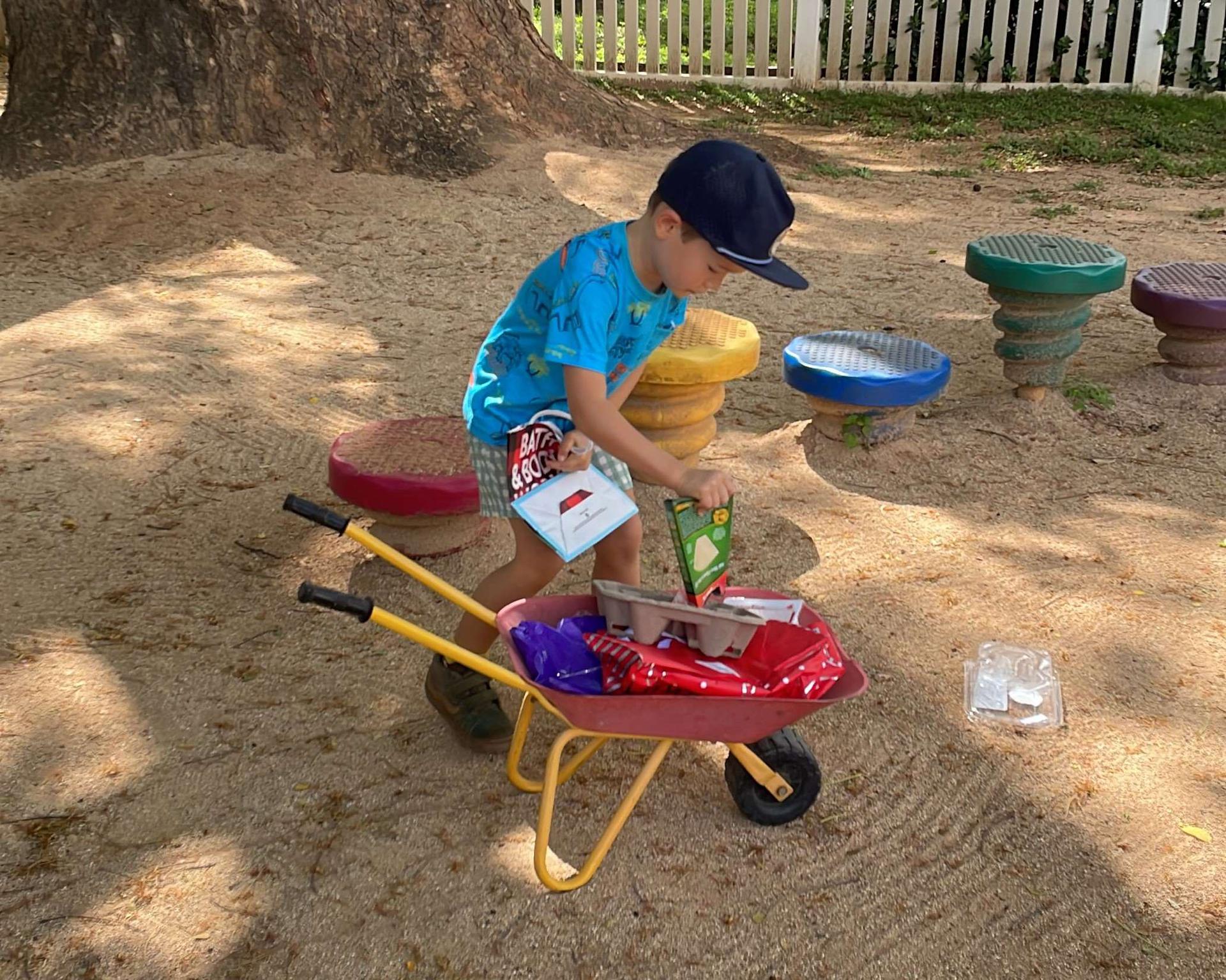 All 3 PK classes work together to pick up the trash that was polluting ...