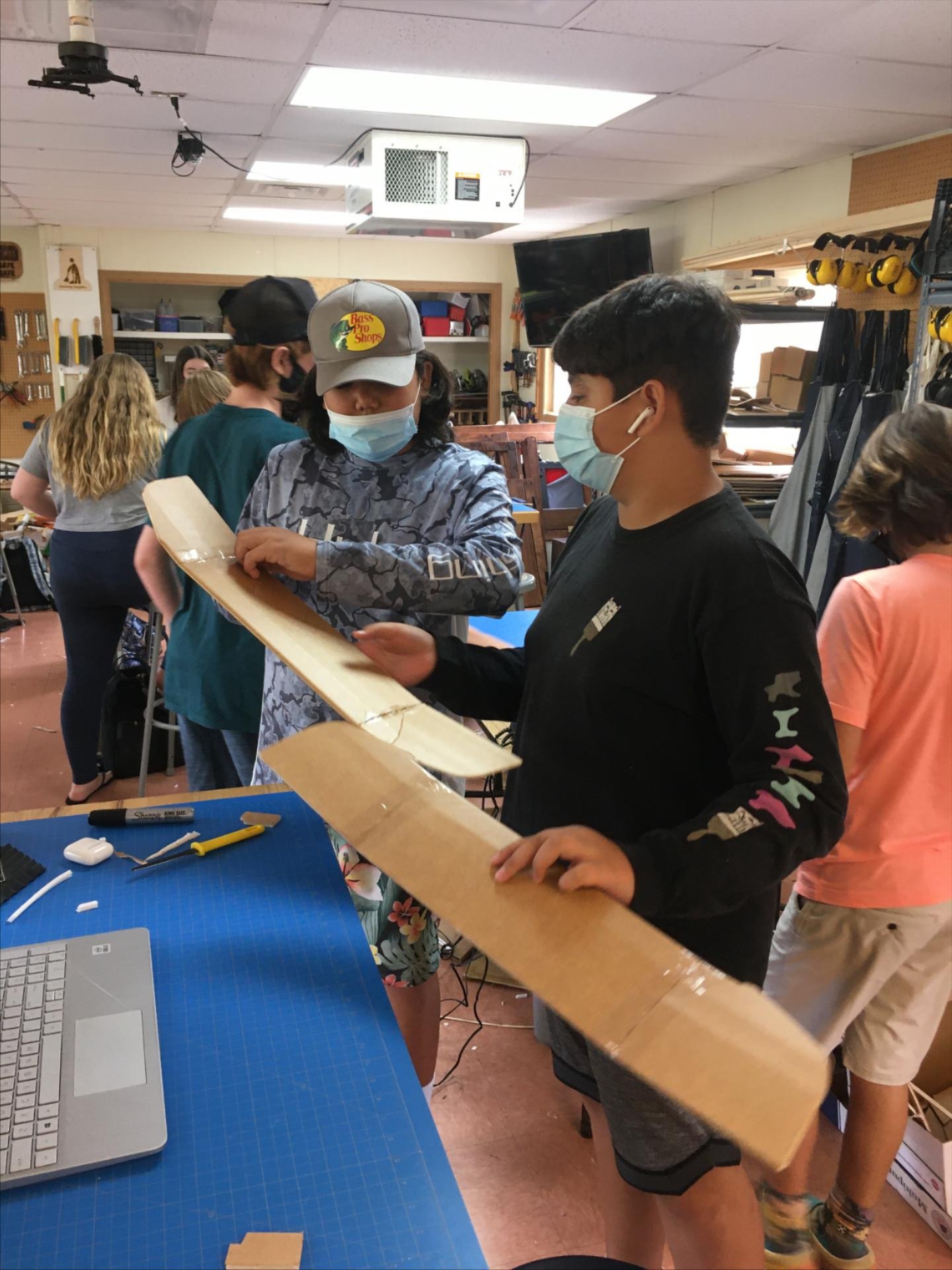 MYP3 Design Working diligently on their glider projects. This is the ...