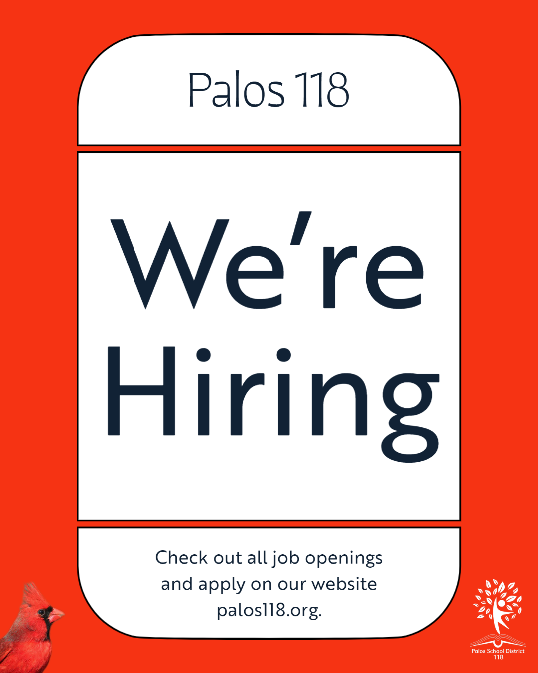 Palos 118 has multiple openings on our District employment page. To ...
