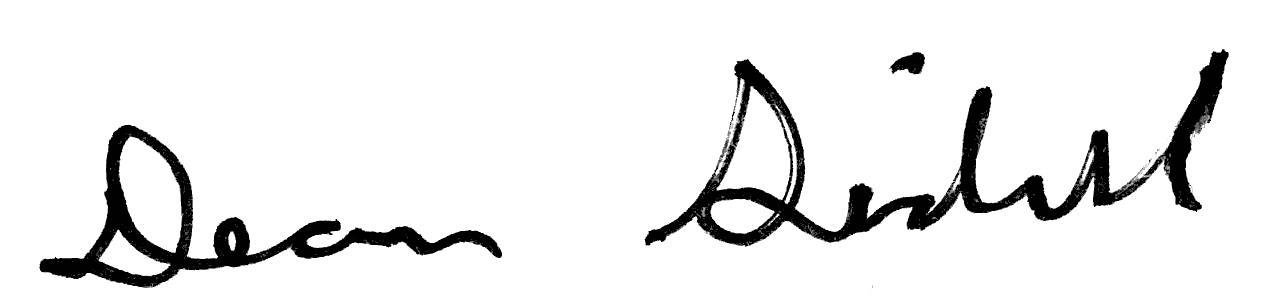 Dean Sidell's Signature