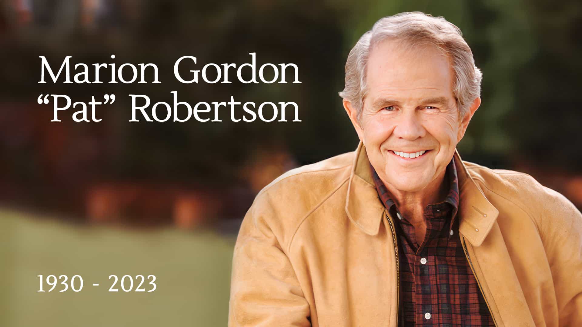 CBN’s Founder and Chairman Marion Gordon “Pat” Robertson -Home in ...