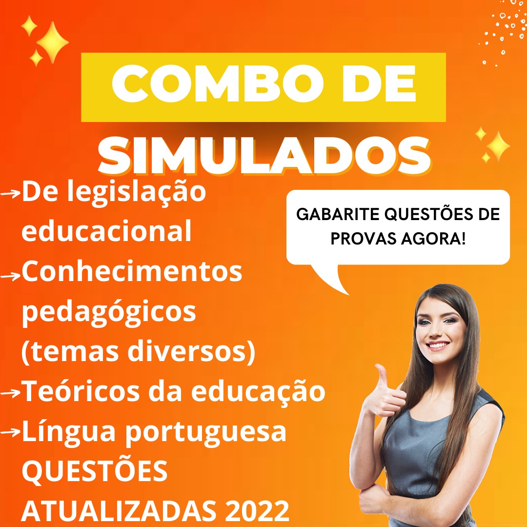 Combo de Simulados para Concursos Educação
