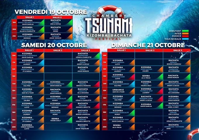Tsunami Festival, Colo danse, Stage DJ, Soirée Festive...