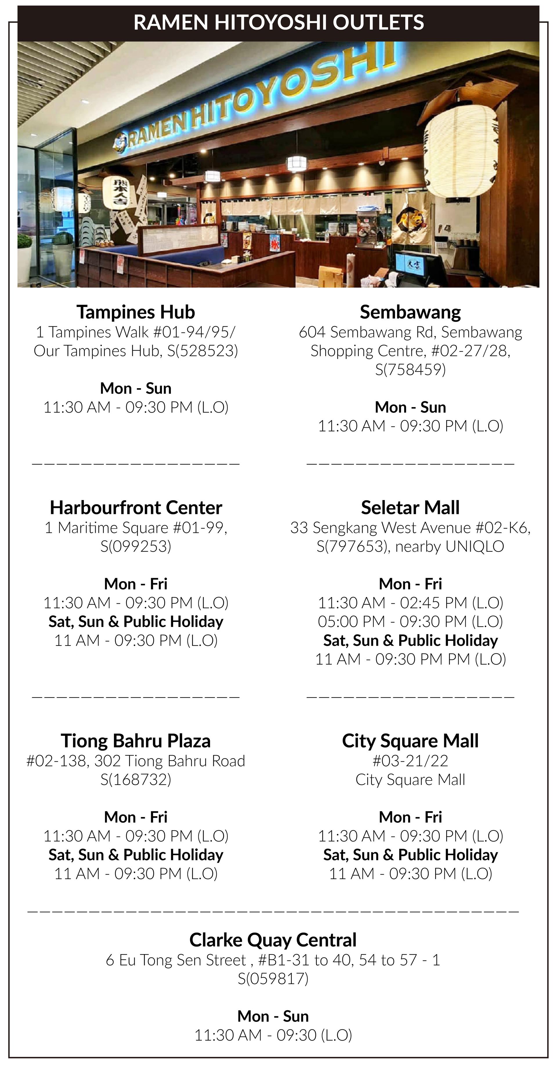 Ramen Hitoyoshi / Yoshi Sushi - J Passport