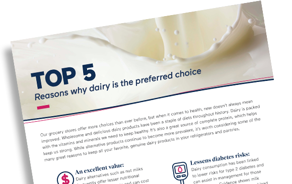 Exceptional dairy products start with quality milk