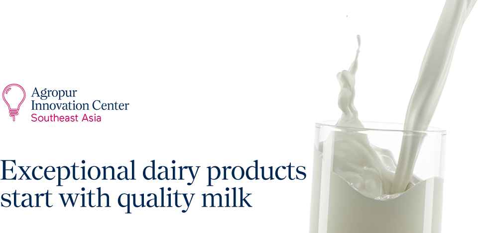 Exceptional dairy products start with quality milk