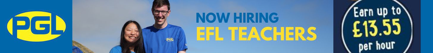 PGL Now hiring EFL Teachers