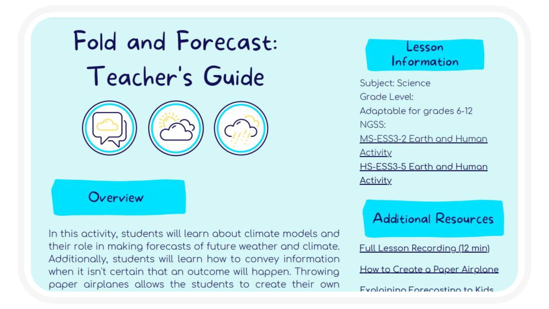 Climate Change Lesson Plans Grade 6 Wisconsin Climate Education Hub Climate Change Lesson Plans Grade 6 Wisconsin Climate Education Hub