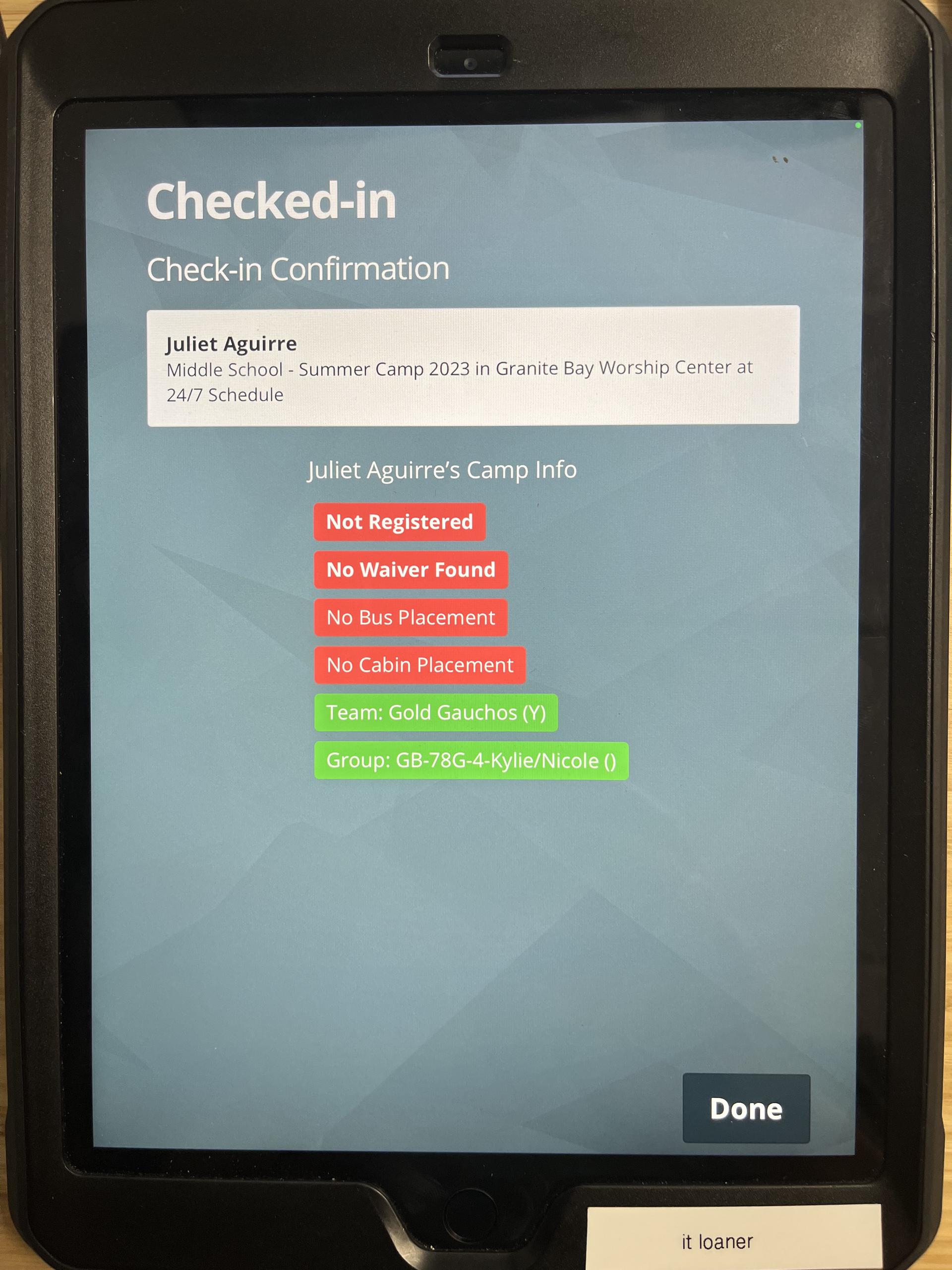 Event Specific Custom Check-In Success Messages | Rock Community